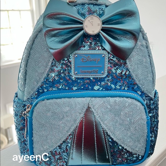 Bags | Loungefly Cinderella Sequin Mini Backpack Exclusive 222 Disney ...